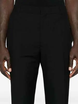Alexander McQueen Pressed-crease Tailored Trousers