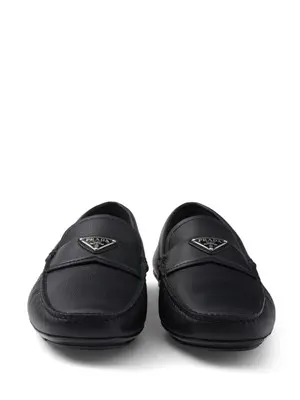 Prada Leather Loafers - Black