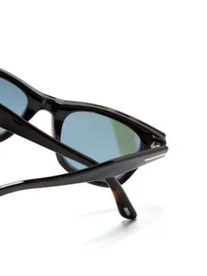 TOM FORD Square Frame Clip-on Glasses