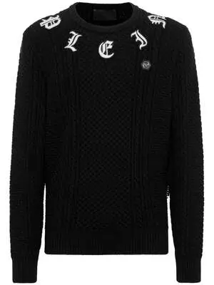 Philipp Plein Applique Sweaters For Men