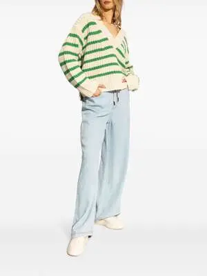 Munthe Striped Chunky-knit Jumper