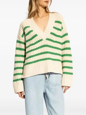 Munthe Striped Chunky-knit Jumper