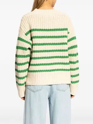 Munthe Striped Chunky-knit Jumper