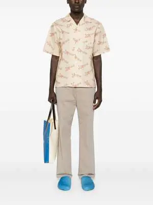 Marni Tiger-print Poplin Shirt