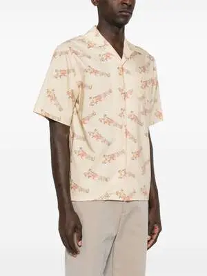 Marni Tiger-print Poplin Shirt