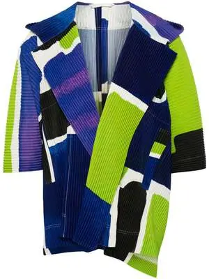 Issey Miyake Landscape Jacket - Blue