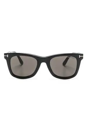 TOM FORD Square-frame Clip-on Glasses - Black
