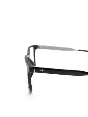 Oliver Spencer Square-frame Glasses - Black