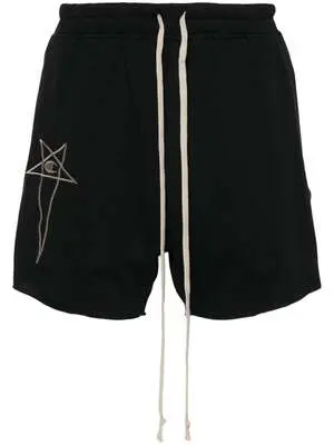 Rick Owens Embroidered Shorts For Men