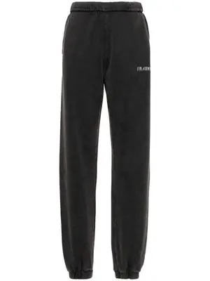 Attico Penny Mid-rise Track Pants - Black