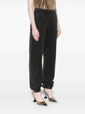 Attico Penny Mid-rise Track Pants - Black