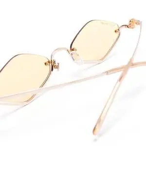Gucci Geometric-frame Sunglasses