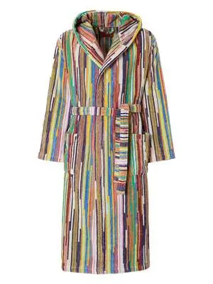 Missoni Melody Striped Bathrobe - Black