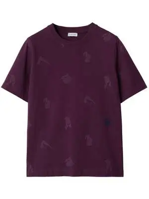 Burberry Equestrian Knight-print Cotton T-shirt