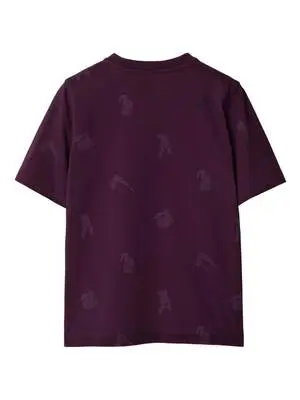 Burberry Equestrian Knight-print Cotton T-shirt