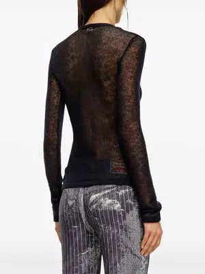 DIESEL® M-arina Semi-sheer Cardigan