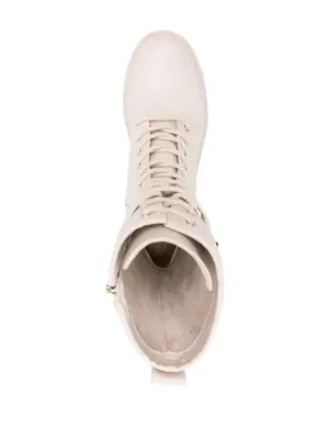 Guess Chain-detail Lace-up Boots