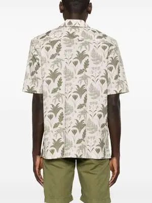 Sunspel X Katie Scott Leaf-print Shirt