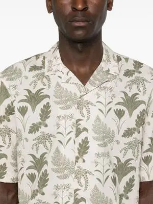 Sunspel X Katie Scott Leaf-print Shirt