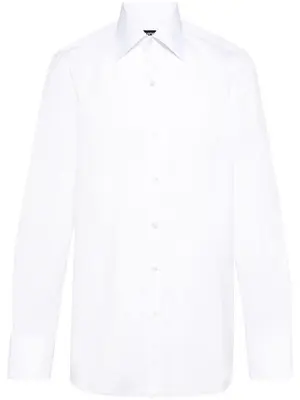 TOM FORD Cotton Poplin Shirt - White
