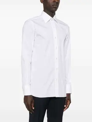 TOM FORD Cotton Poplin Shirt - White