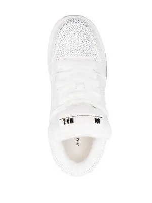 Amiri Crystal Ma-1 Leather Sneakers