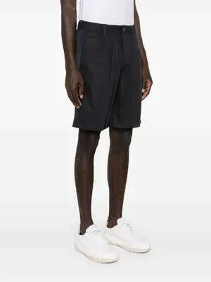 Herno Poplin Chino Shorts - Blue