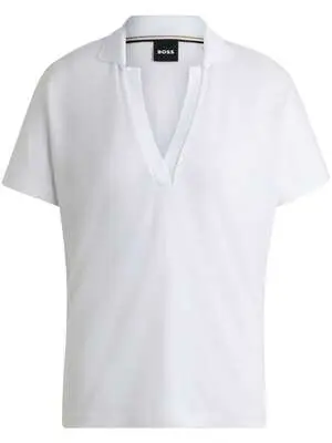 BOSS V-neck Polo Top