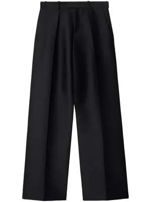 Burberry Tailored Straight-leg Trousers - Black