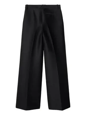 Burberry Tailored Straight-leg Trousers - Black