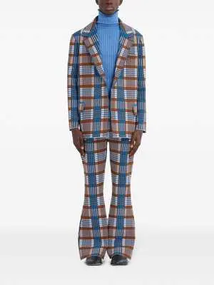 Marni Plaid-check Single-breasted Blazer