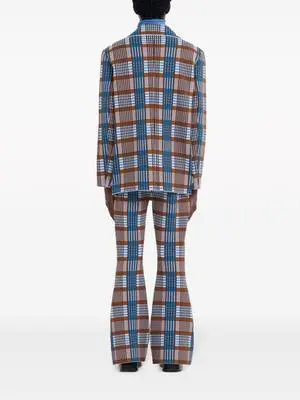 Marni Plaid-check Single-breasted Blazer
