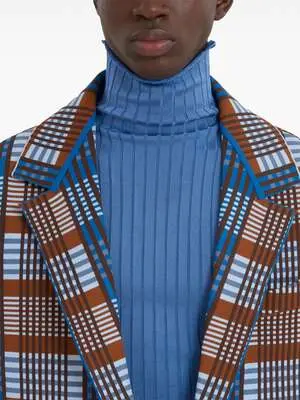 Marni Plaid-check Single-breasted Blazer