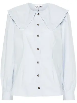 Ganni Collared Blouses
