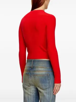 DIESEL® M-valary Long-sleeve Top - Red