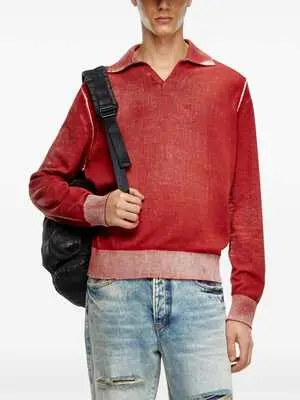 DIESEL® Faded-effect Fine-rib Jumper