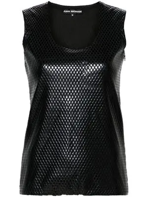 Junya Watanabe Diamond-pattern Tank Top