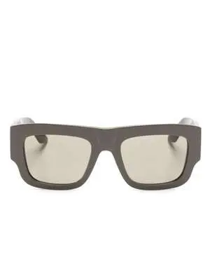 Mcq Alexander Mcqueen Silver Tone Eyewear For Men