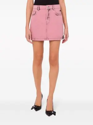 Moschino High-rise Denim Miniskirt