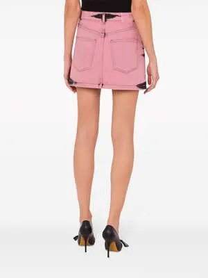Moschino High-rise Denim Miniskirt