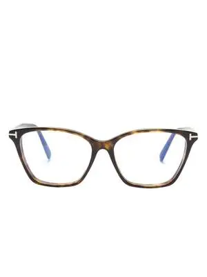 TOM FORD Square-frame Glasses - Brown