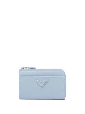 Prada Saffiano Leather Keychain - Blue