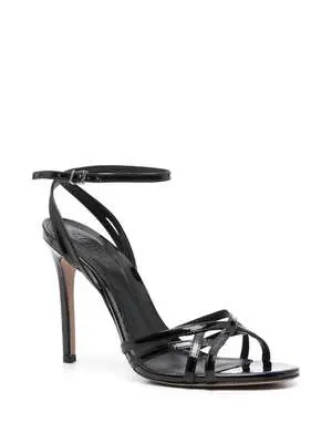 Schutz 115mm Patent Leather Sandals