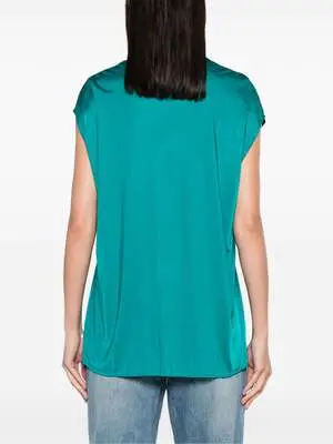 Roberto Cavalli Scarf-detail V-neck Blouse