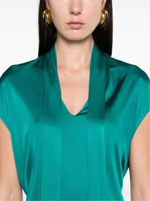 Roberto Cavalli Scarf-detail V-neck Blouse
