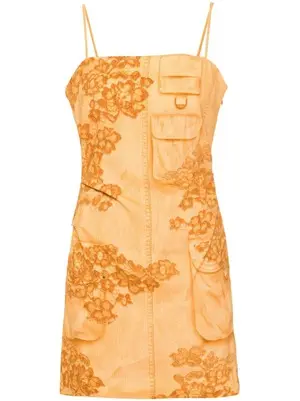 Acne Studios Trompe L'oeil-print Mini Dress