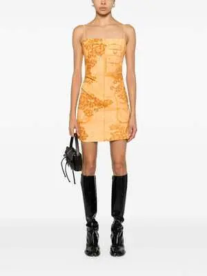 Acne Studios Trompe L'oeil-print Mini Dress