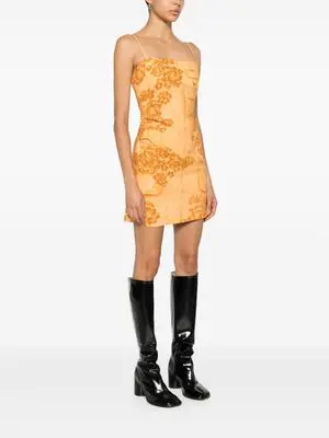 Acne Studios Trompe L'oeil-print Mini Dress