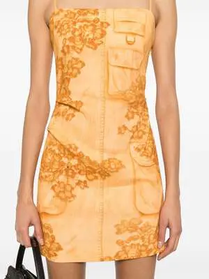 Acne Studios Trompe L'oeil-print Mini Dress