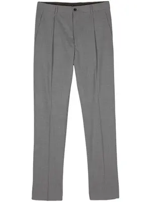 MOORER Vieste Pleated Trousers - Grey